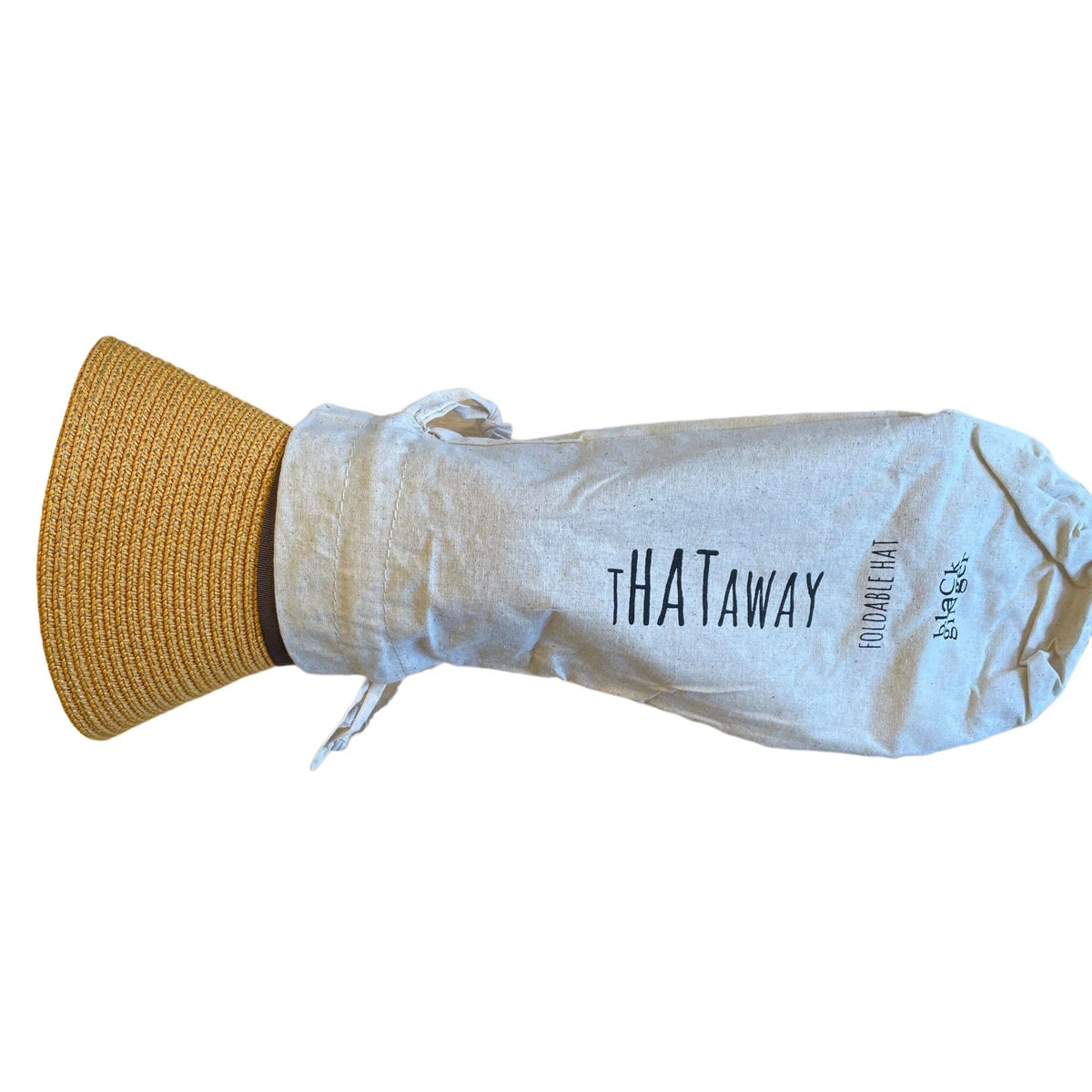 Packable Panama Travel Sun Hat with Belt Design - Mottled/Navy Blue, F ...