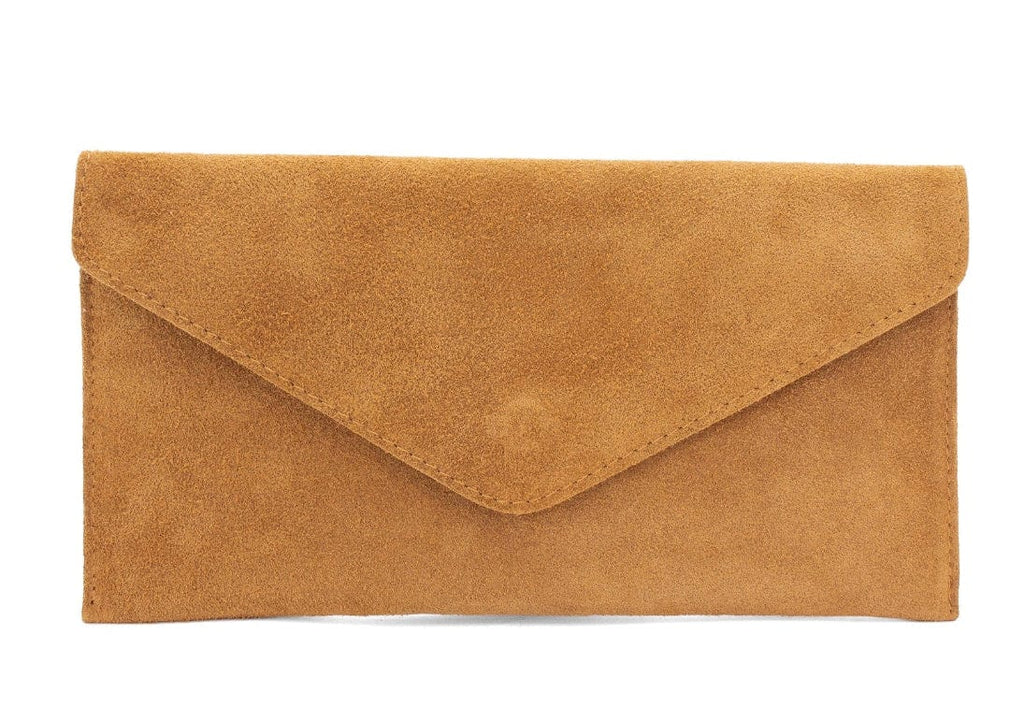 Genuine Suede Leather Envelope Clutch Bag , 10 Colours Available ...